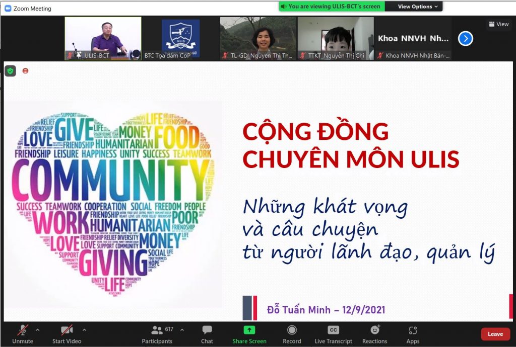 Seminar on “Building professional community to create development ...