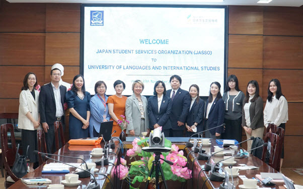 Meeting with Japanese Student Support Center (JASSO) – University of ...