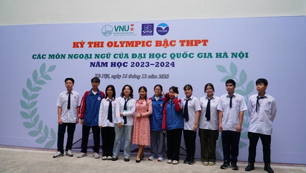 VNU High school Olympic Exam in foreign language subjects for 2023-2024 ...