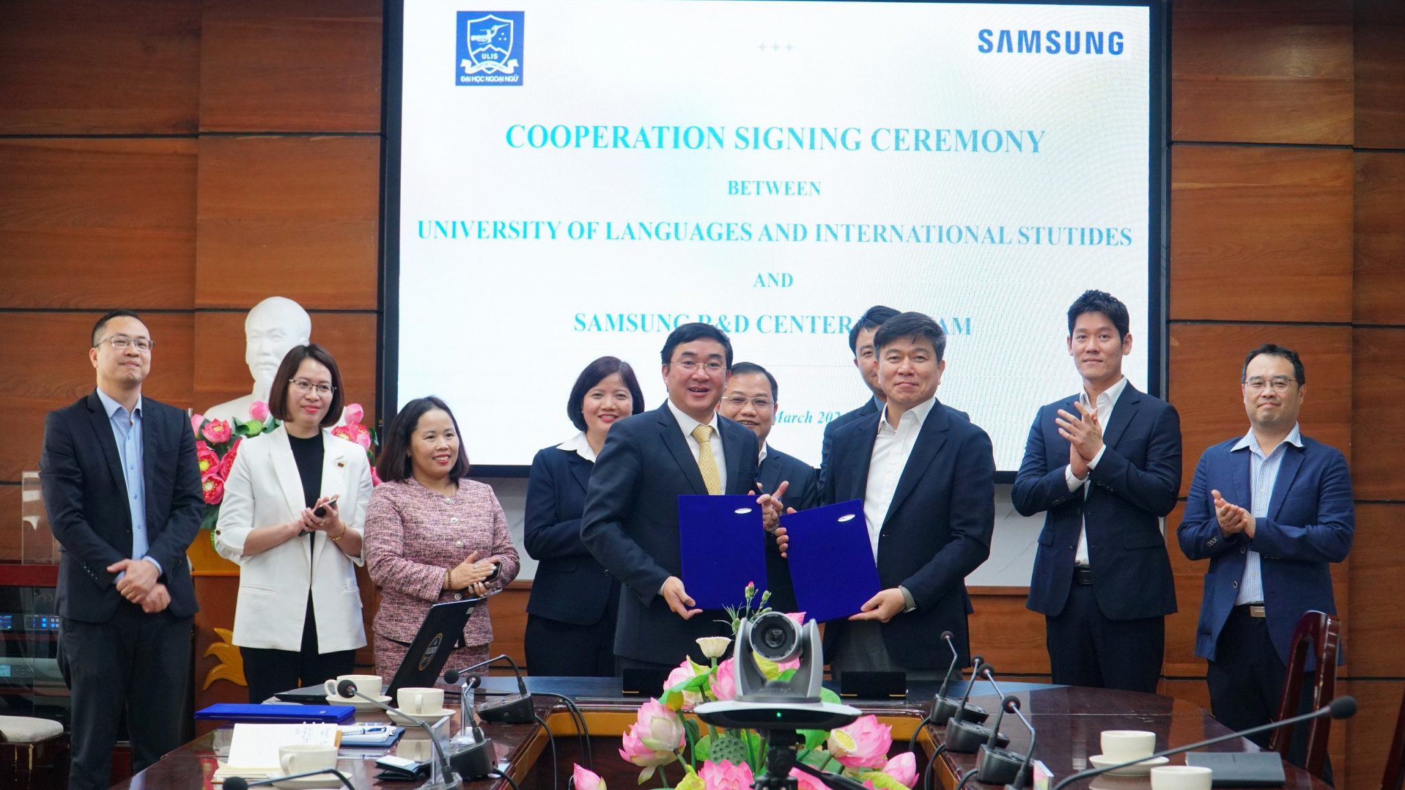 Cooperation agreement with Samsung Research and Development Center ...
