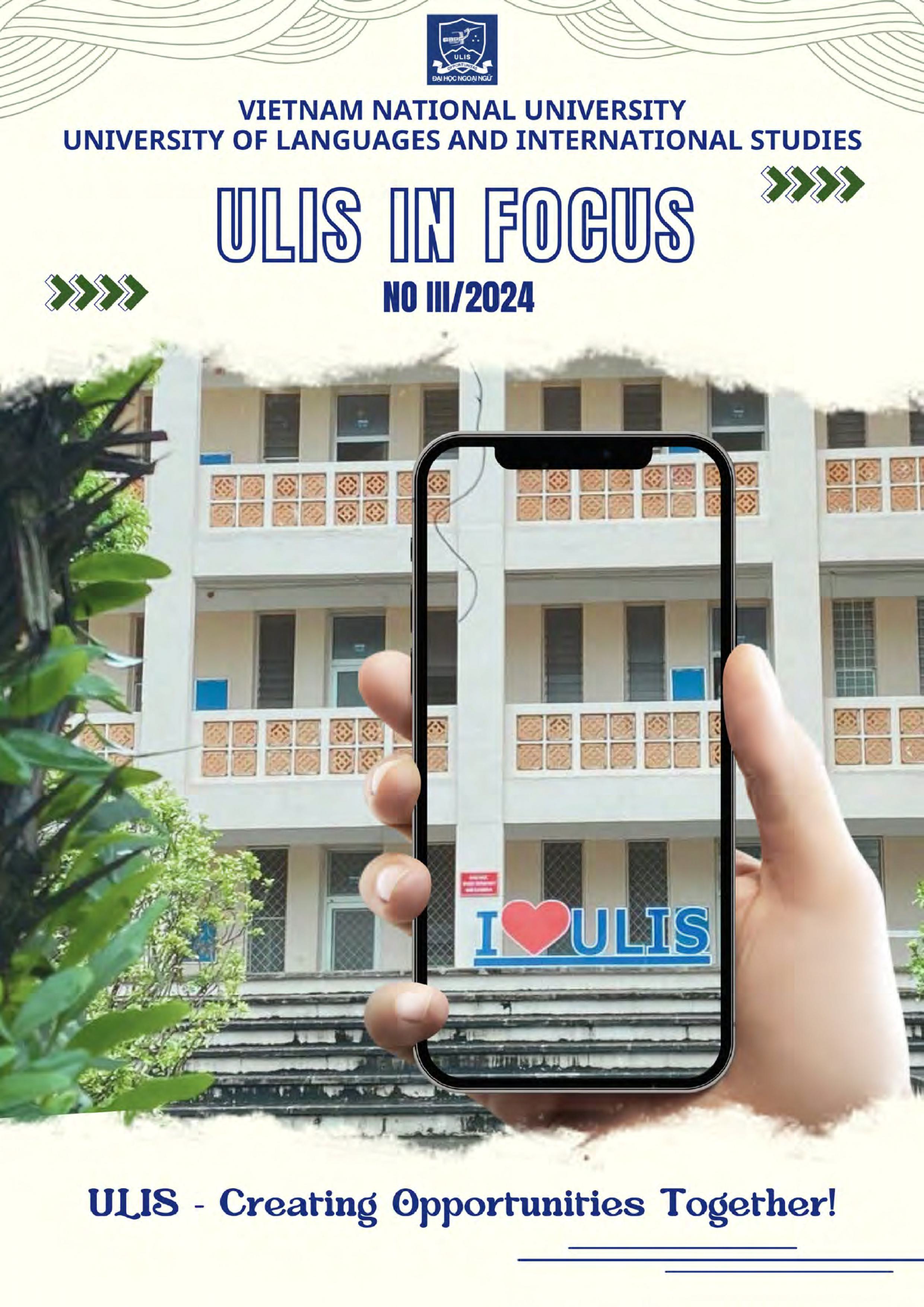 ULIS IN FOCUS No3/2024 – University of Languages and International ...