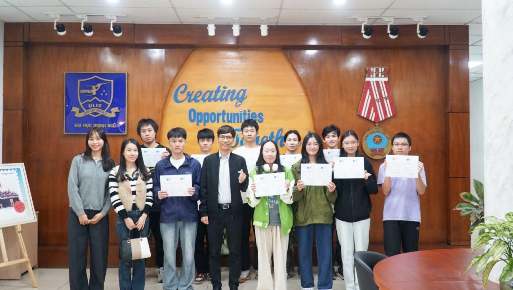 Completion ceremony of the 2025 international student exchange program ...